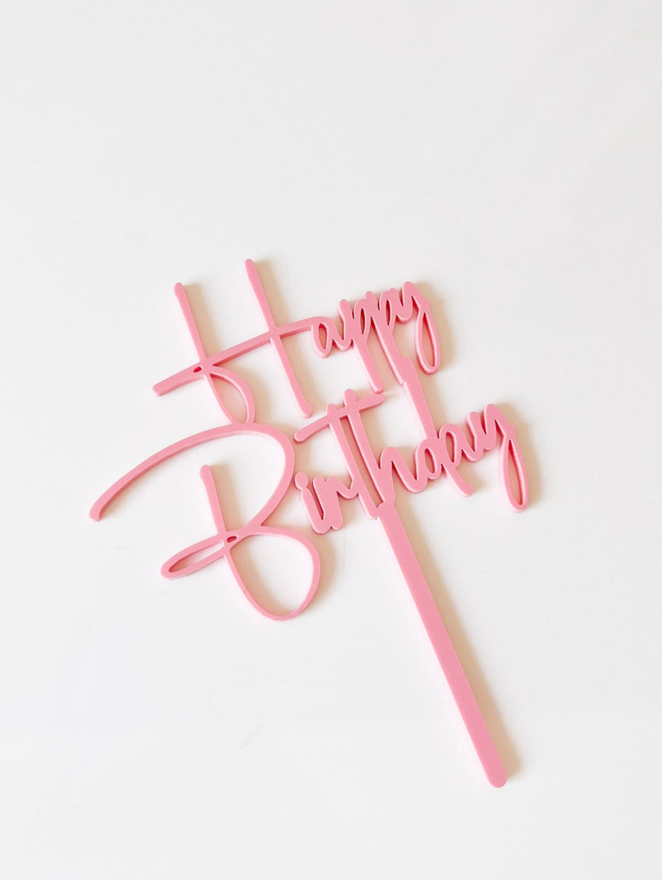 CAKE TOPPERS | SCRIPT – Blos Bakery
