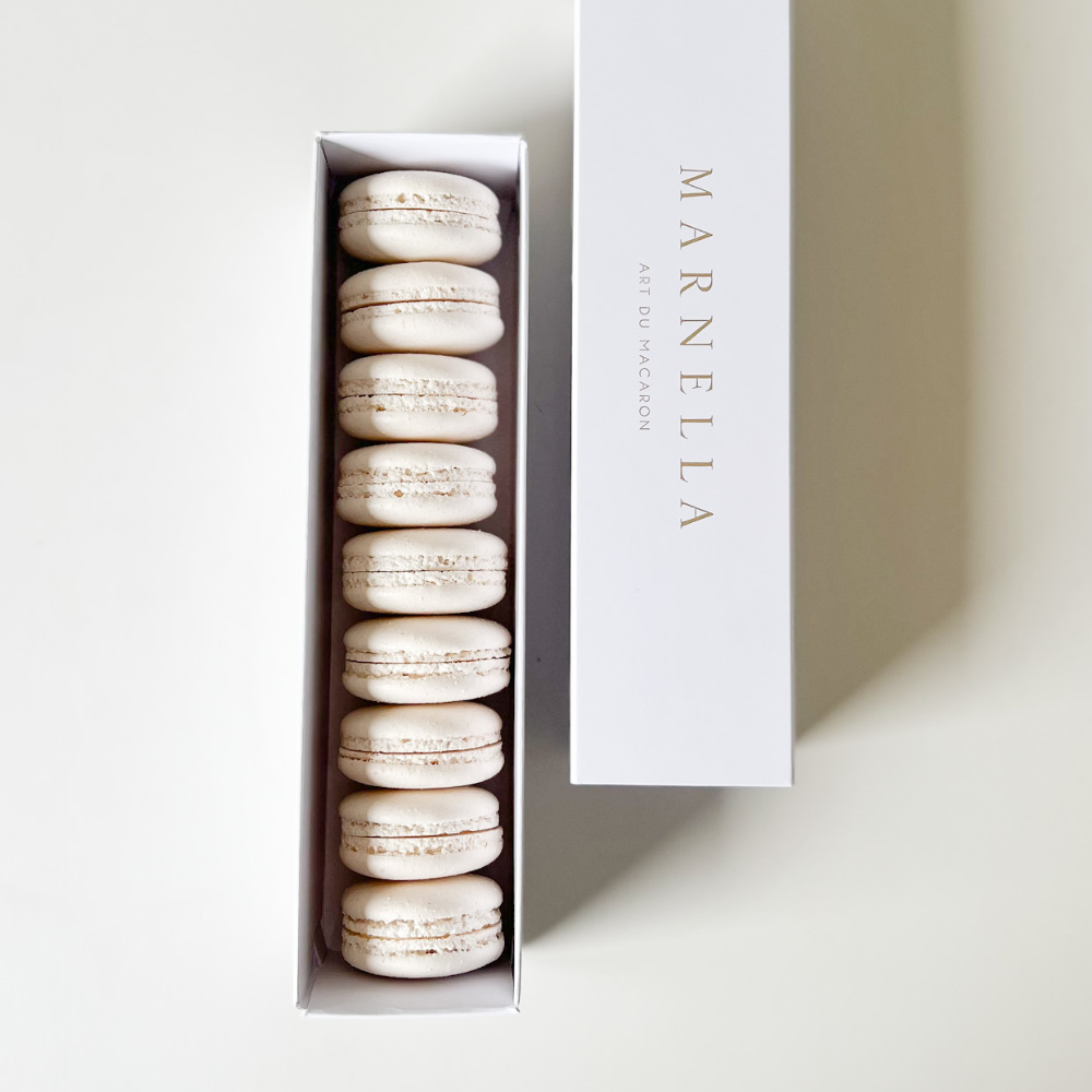 ALL WHITE MACARON SLEEVE – Blos Bakery