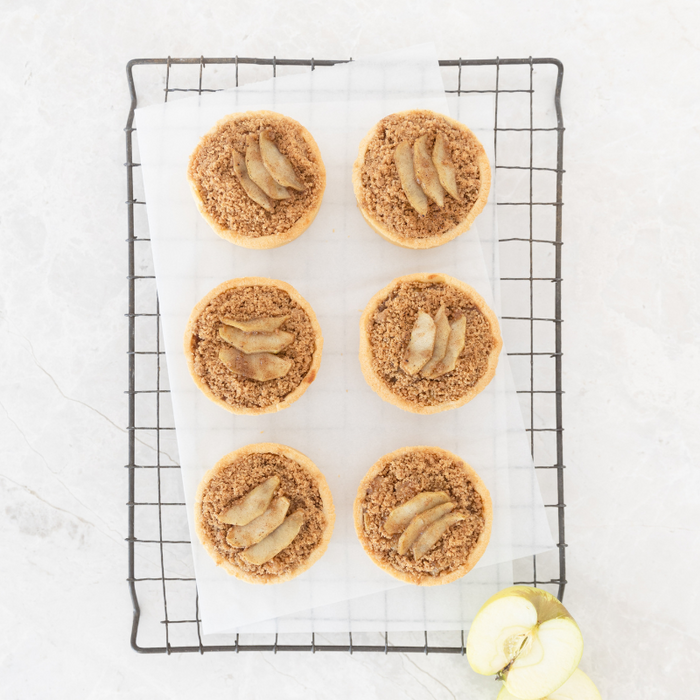 APPLE CRUMBLE TARTLETS – Blos Bakery